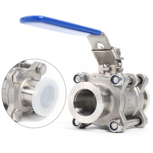 شیر توپی دستی وکیوم KF - برند Edwards - HighVac